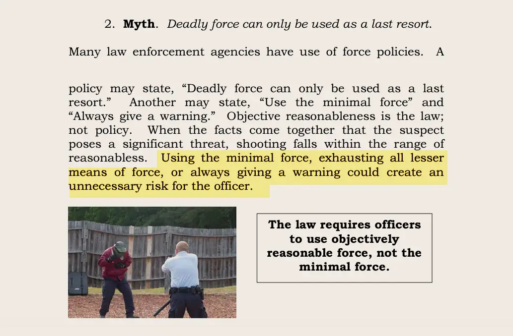 Exclusive ICE training documents encourage quick, decisive use of ...